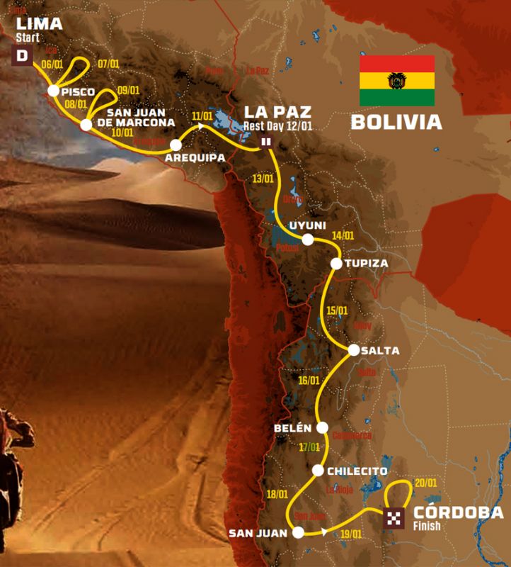 Dakar 2018: se viene una histórica y mágica edición del rally en su 40º ...