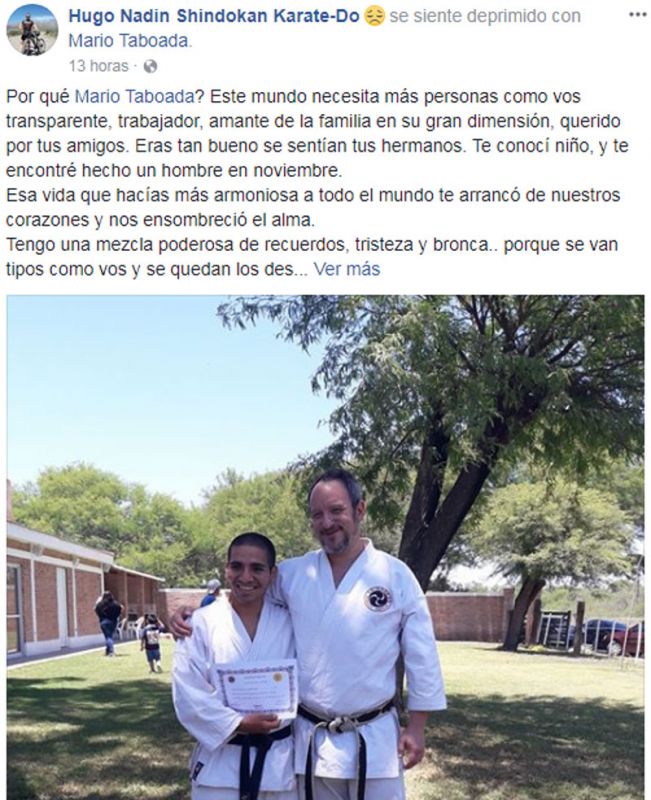 Dolor en las redes por la muerte de Mario Taboada, el joven que se ...
