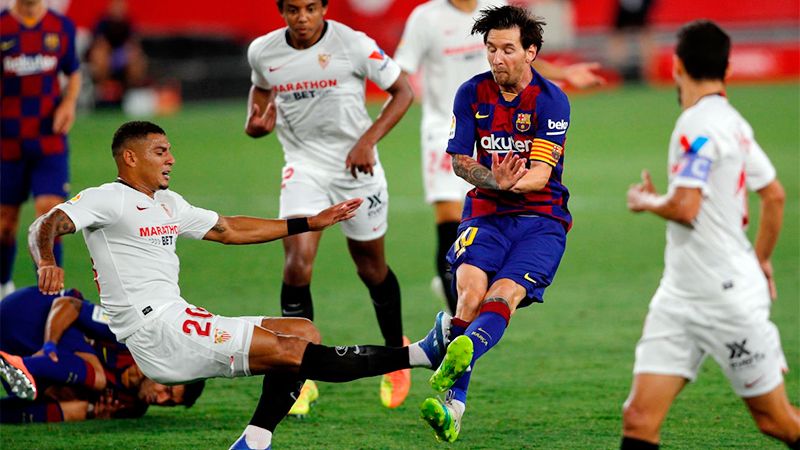 La marca en la pierna de Messi tras el planchazo de Diego Carlos ...