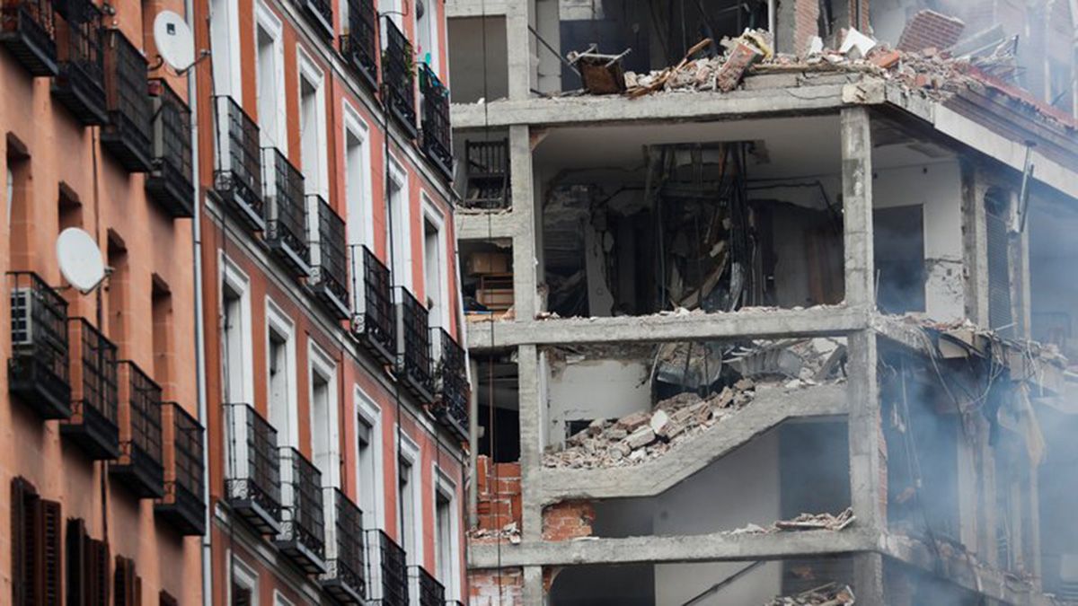 Impactantes imágenes de la explosión del edificio en Madrid - Diario ...