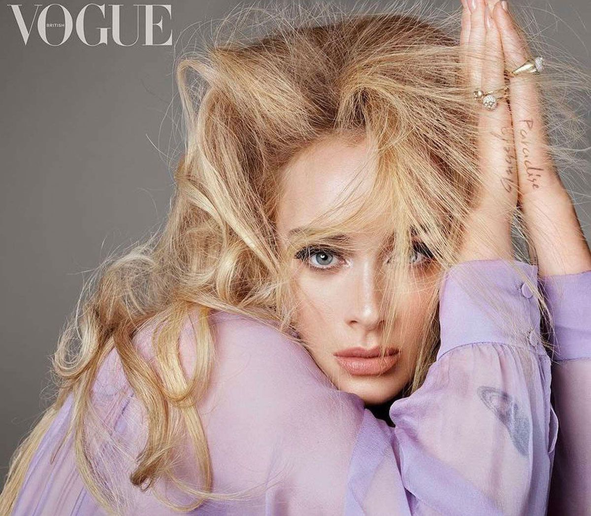 Adele cautivó con su espectacular figura en la portada de Vogue ...