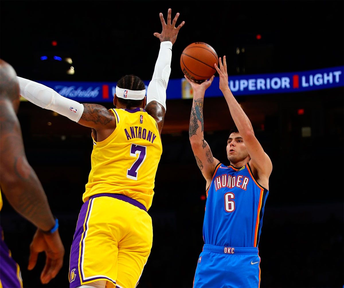 Con Gabriel Deck, Oklahoma City Thunder dio el golpe ante Los Angeles ...