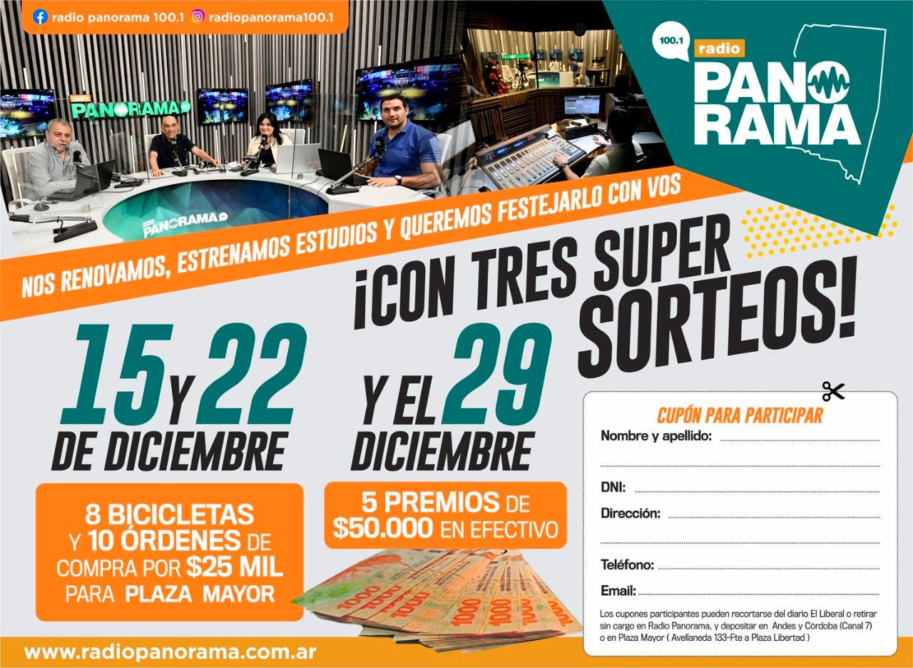 Radio Panorama se renueva y festeja regalando importantes premios para ...