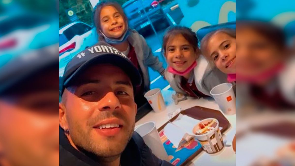 Matías Defederico compartió fotos del reencuentro con sus hijas ...
