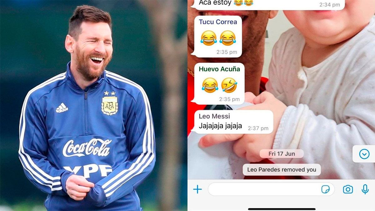 “Si Messi se ríe así, yo también”, la risa de Leo que se convirtió en ...