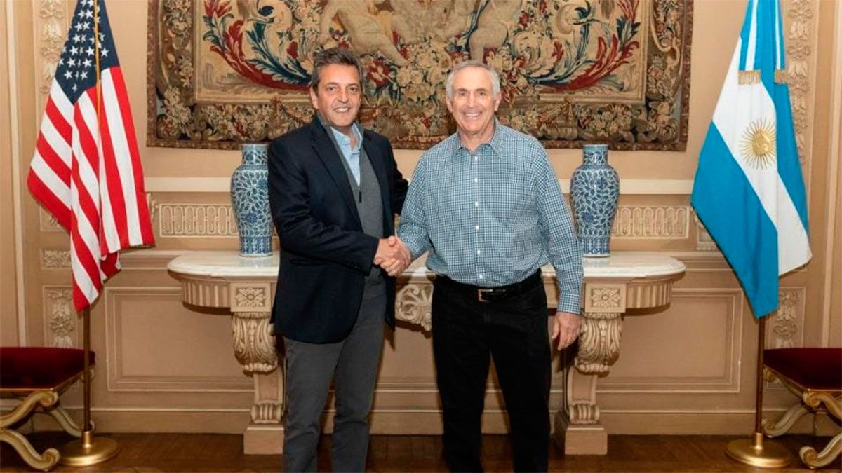 Sergio Massa se reunió con el embajador de Estados Unidos Marc Stanley ...