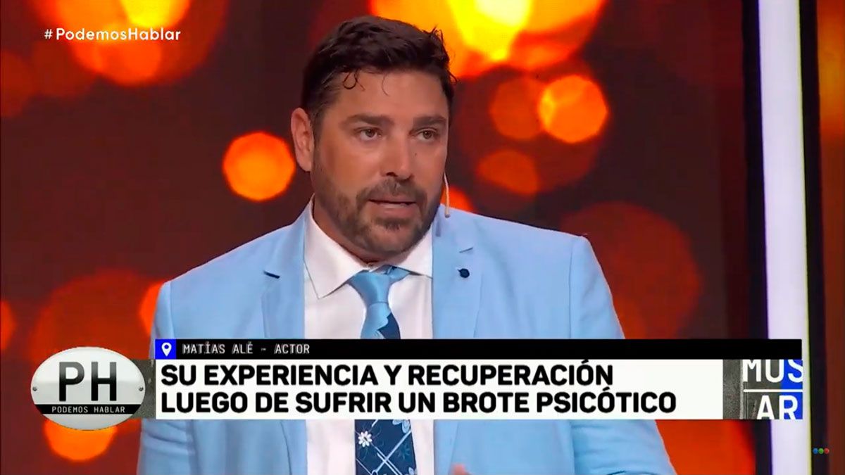 Matías Alé contó detalles de su brote psicótico y reveló cómo reacciona ...