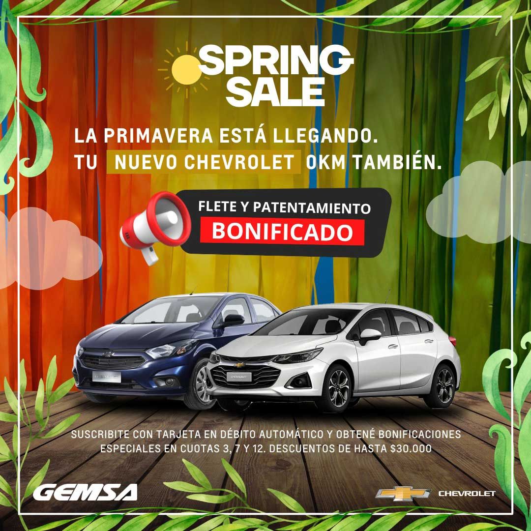 Spring Sale: comenzá la primavera con un Chevrolet 0 km - Diario Panorama