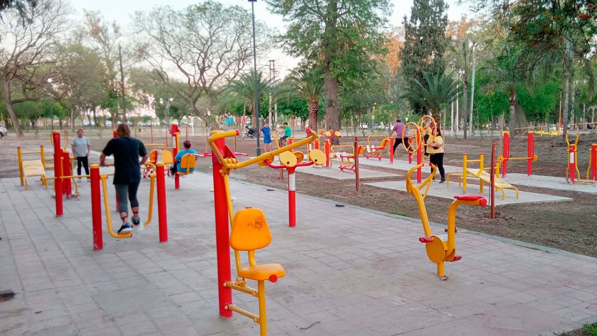 Habilitan un nuevo espacio de ejercicios físicos al aire libre en el ...