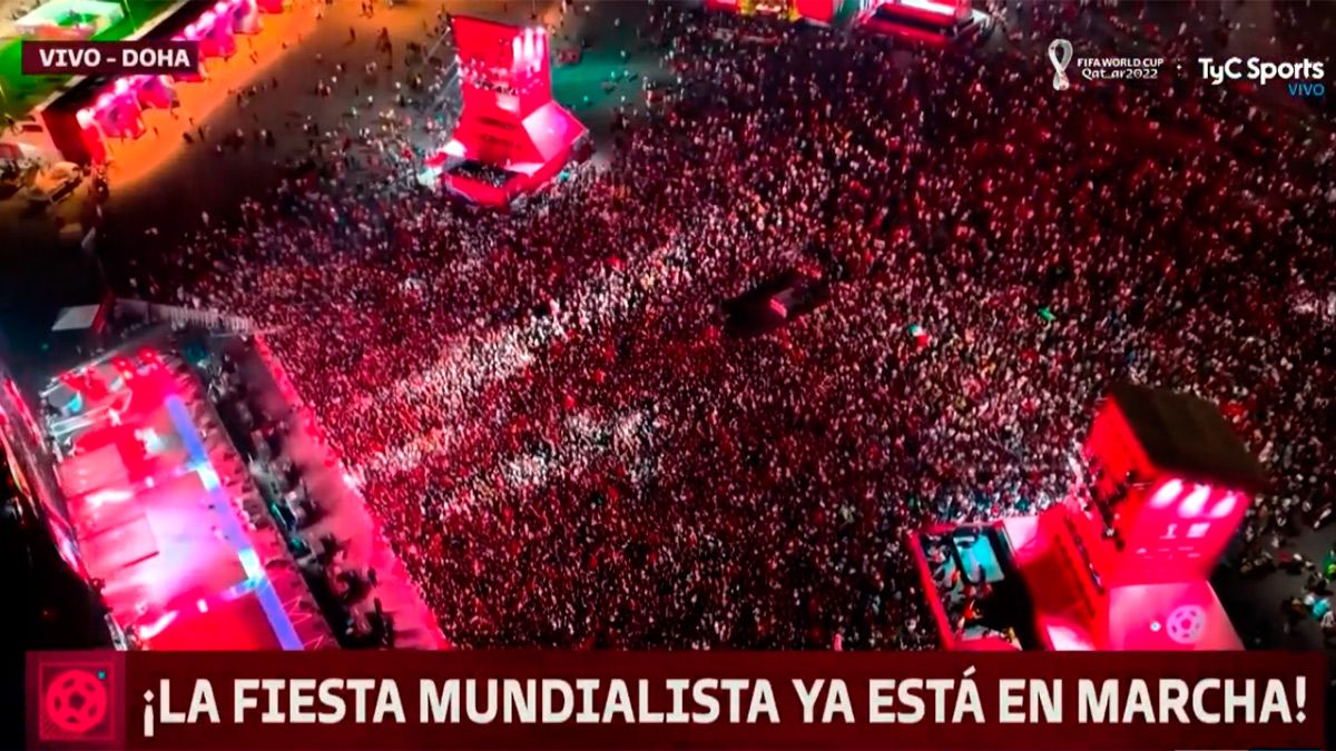 Maluma brindó un recital en el Fan Fest del Mundial de Qatar ante más de 40.000 personas ...