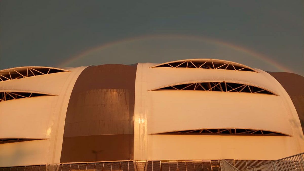 Fotos: tras la feroz tormenta, un arcoíris embelleció el cielo de ...