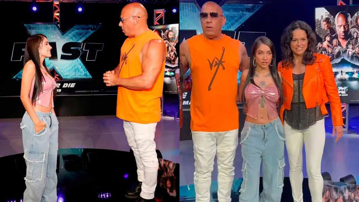 Furor en las redes por las fotos entre María Becerra y Vin Diesel antes ...