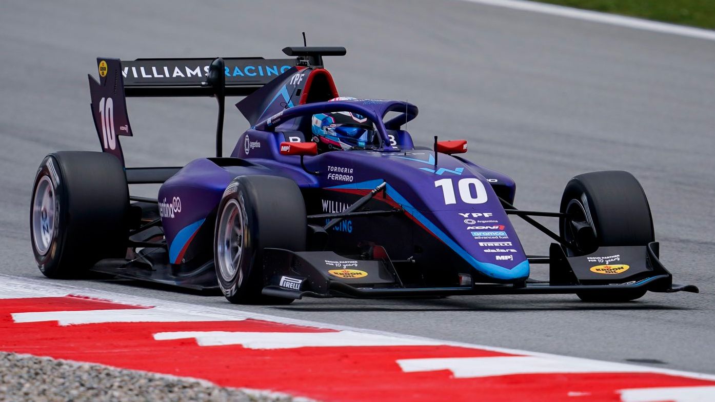 Franco Colapinto logró un histórico triunfo en la Fórmula 3 en ...