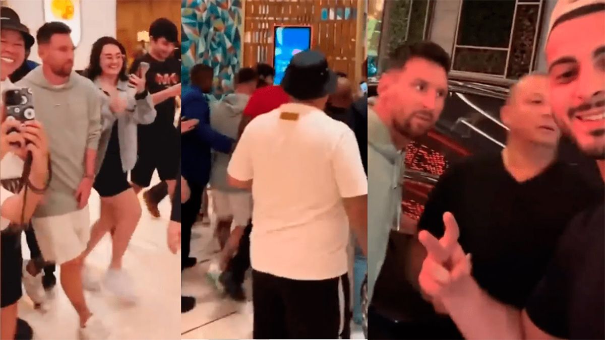 El nuevo video viral de Messi en Miami: rodeado de fanáticos en un ...