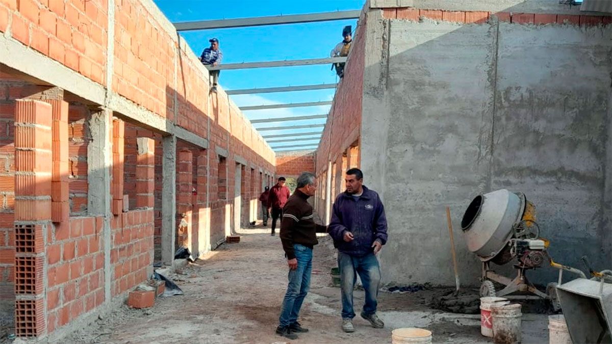Gran avance de obras en el nuevo edificio para el colegio secundario de ...
