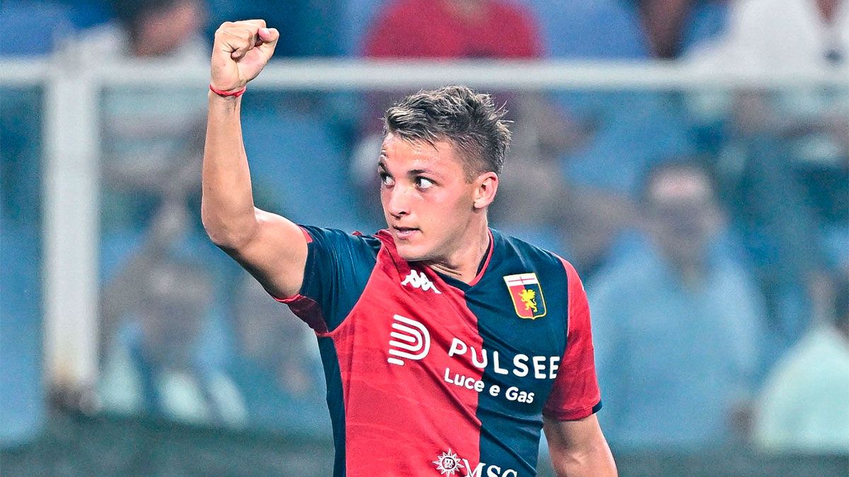 Mateo Retegui tardó 31 segundos en marcar su primer gol en Genoa ...
