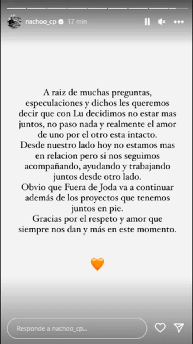 Nacho y La Tora de Gran Hermano anunciaron su separación: los motivos ...
