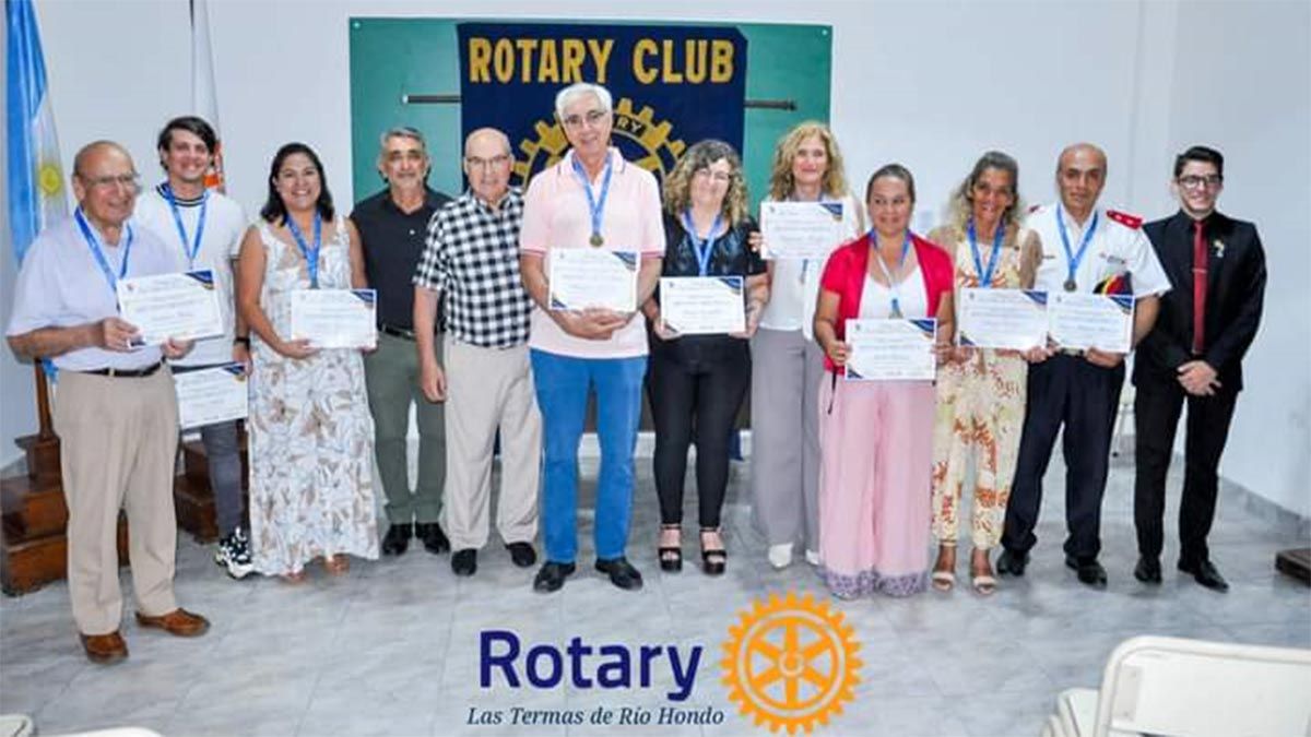 Rotary Club Termas entregó distinciones y celebró su 30 aniversario ...