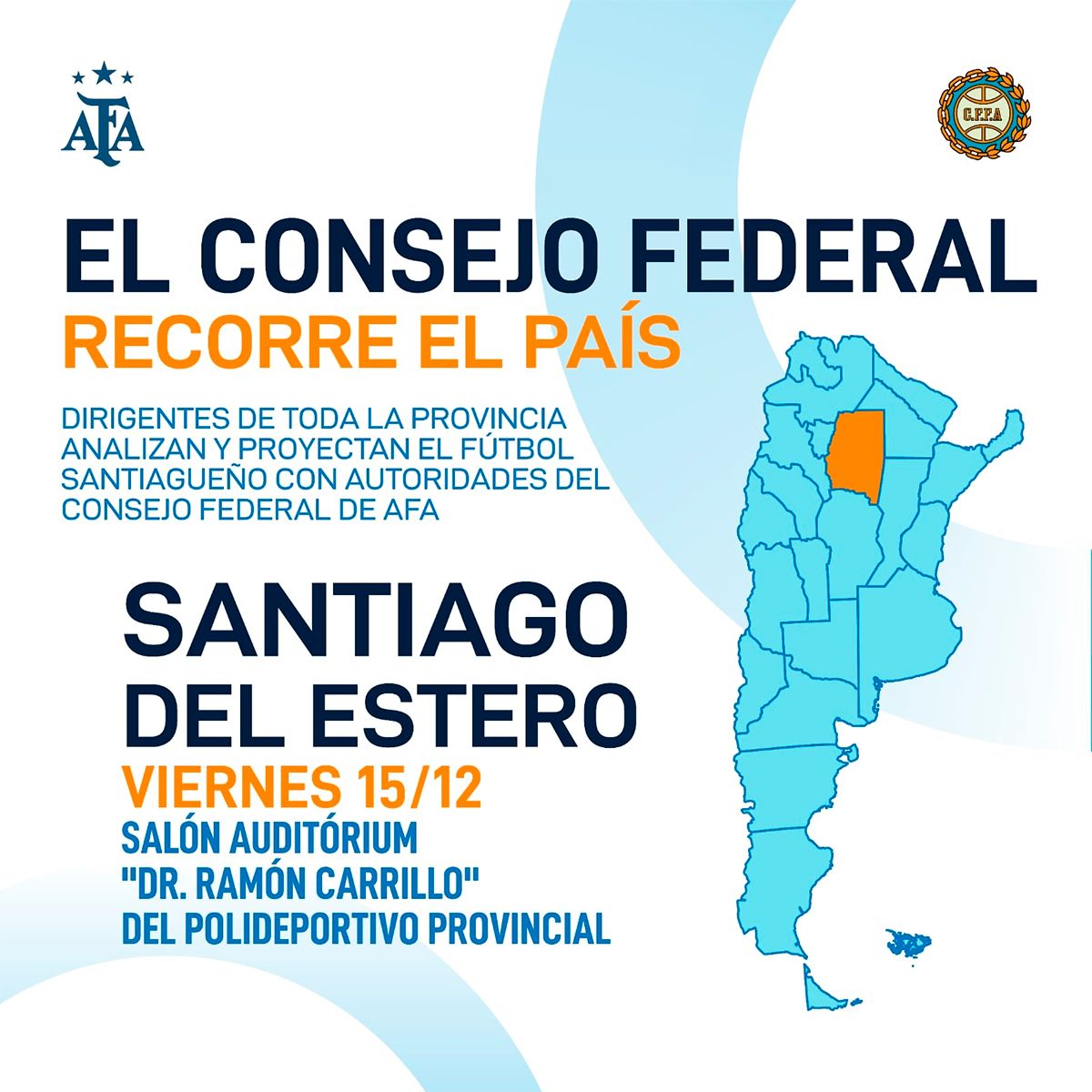 El Consejo Federal de AFA llega a Santiago del Estero - Diario Panorama