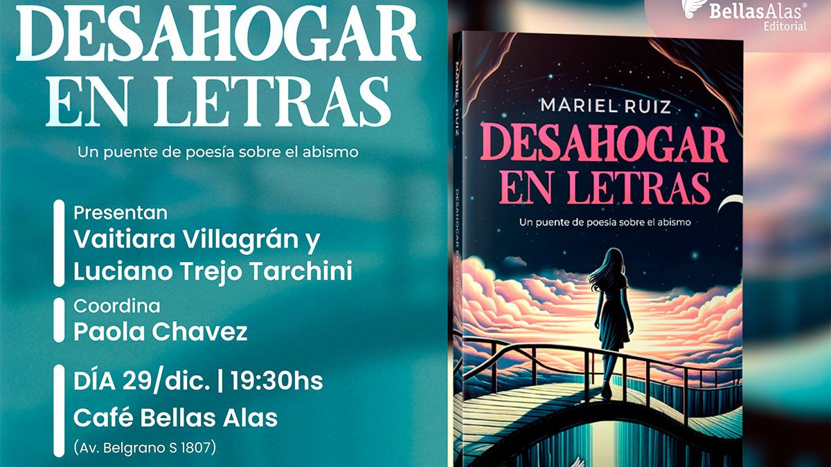 Presentación del libro de poesía Desahogar en letras” de Mariel Ruiz ...