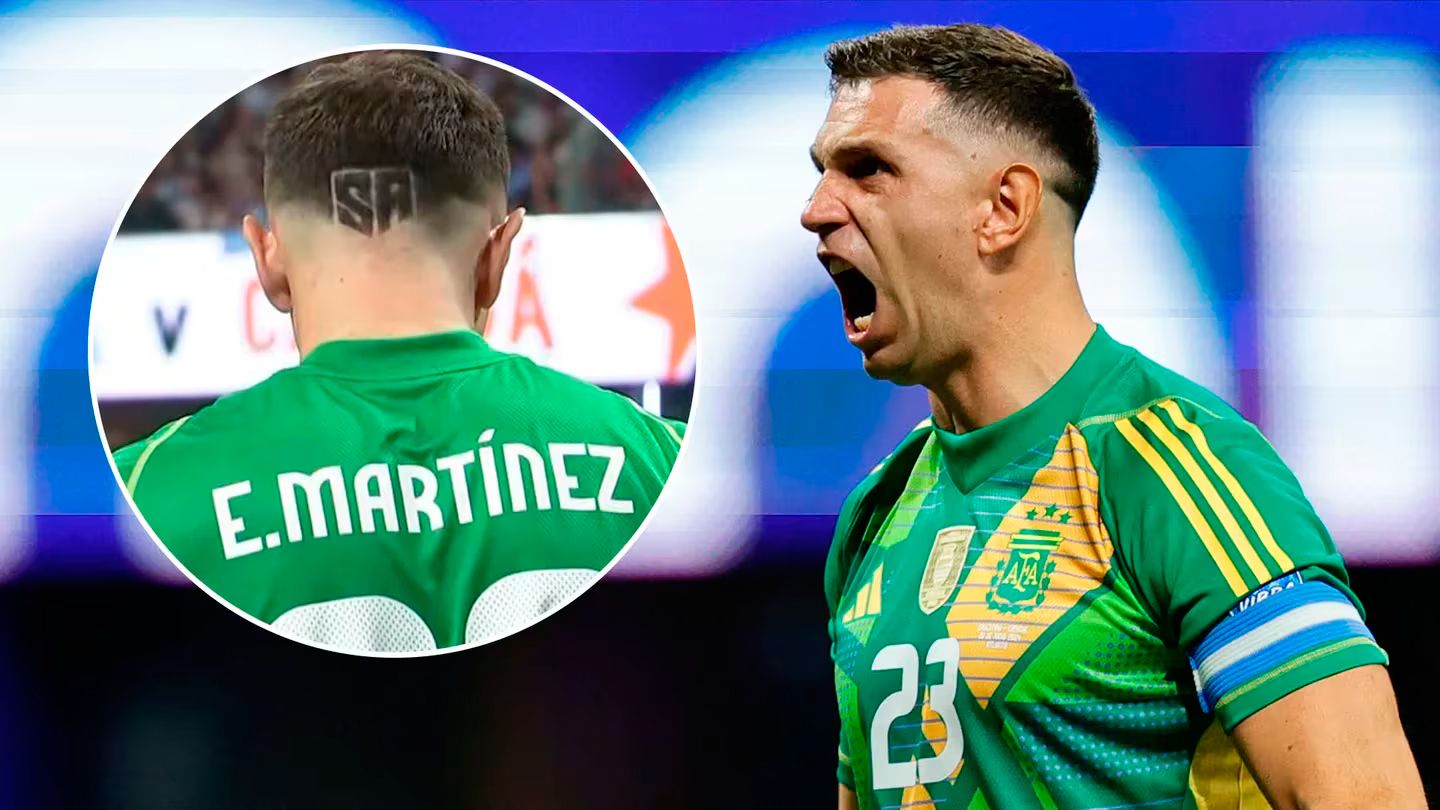 Qué significa el “SA” de Dibu Martínez en su nuevo corte de pelo ...