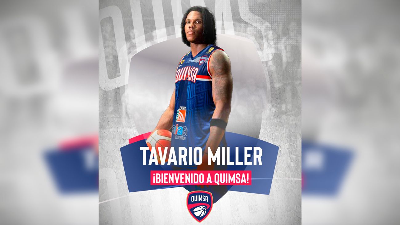 Quimsa anunció el regreso de Tavario Miller para reforzar el poste bajo ...