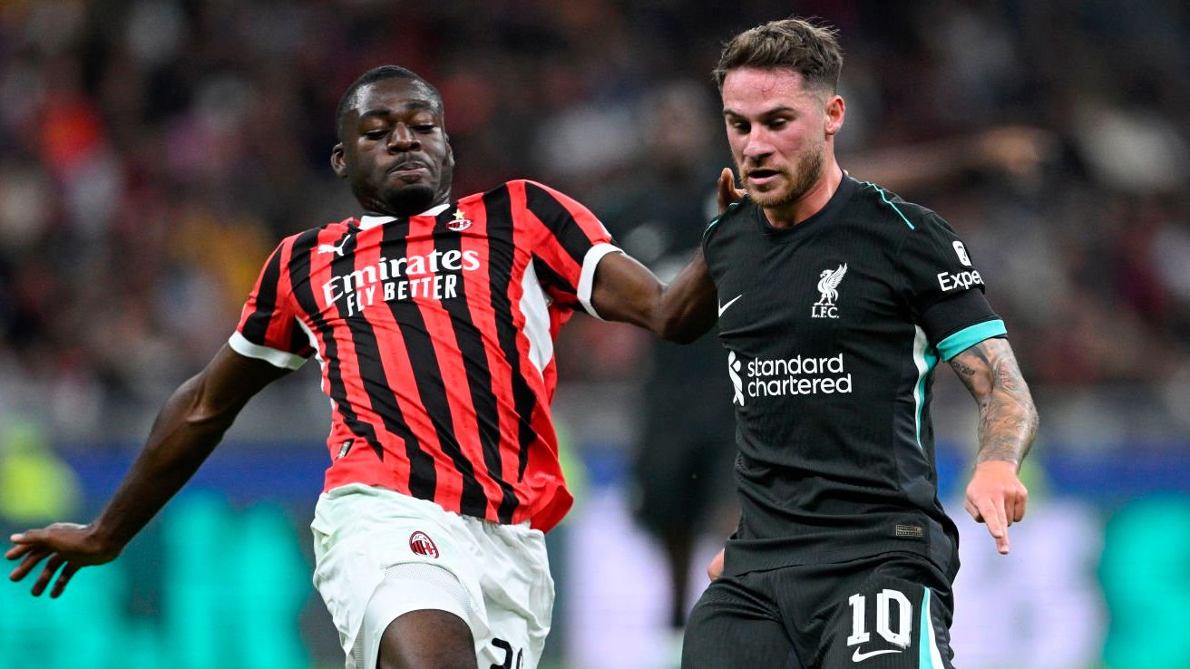 Liverpool, con Mac Allister, se lo dio vuelta al Milan y arrancó la Champions de la mejor manera ...