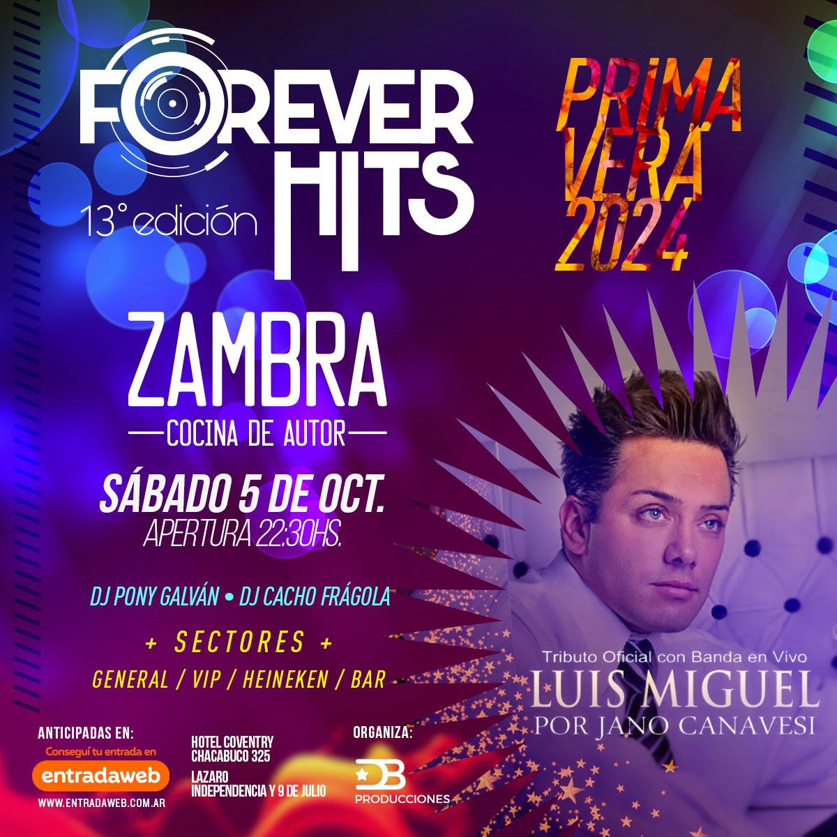 Zambra presenta el Forever Hits con un show especial en homenaje a Luis ...