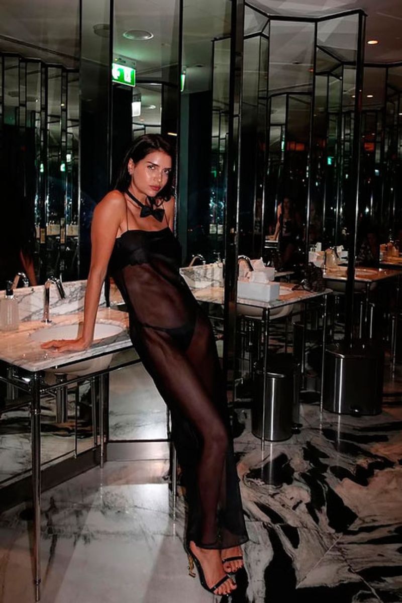 El vestido a puras transparencias de Zaira Nara en su viaje a Bangkok - Diario Panorama