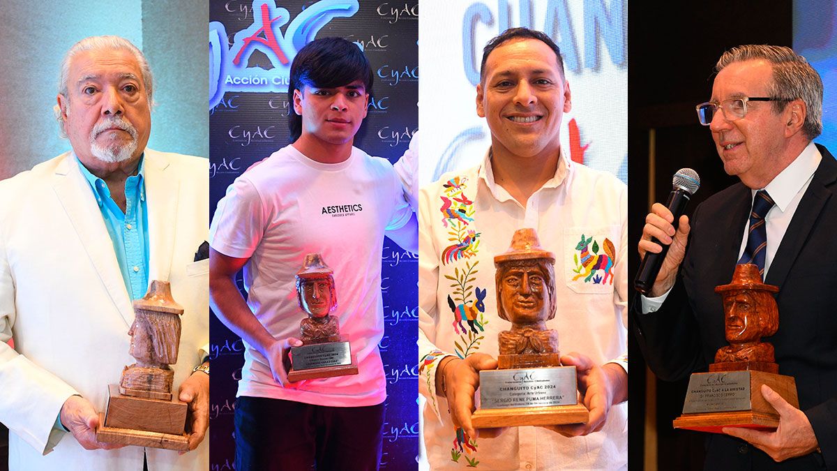 Estos son los ganadores de los premios Changuito CyAC 2024 - Diario ...
