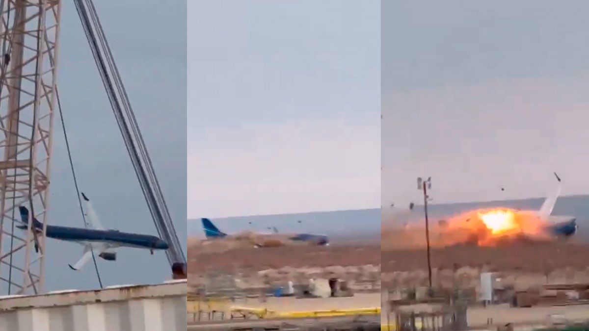 Un avión con 67 personas a bordo se estrelló en Kazajstán: hay al menos ...