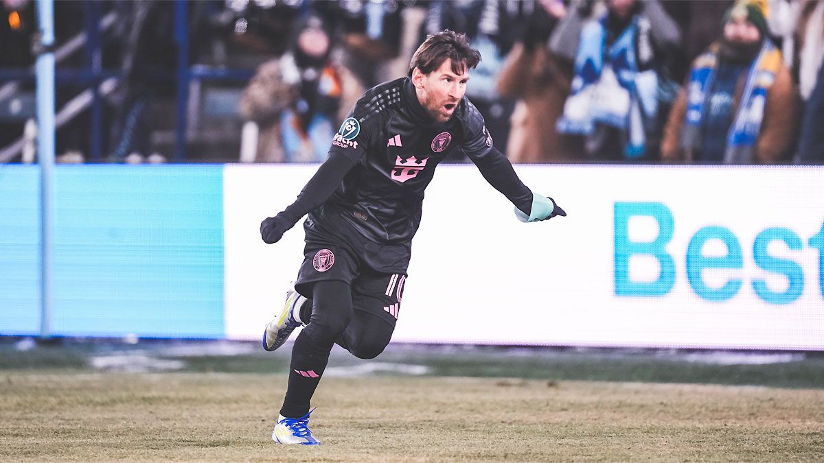 Bajo un frío extremo, Messi frotó la lámpara y marcó un golazo para el triunfo del Inter Miami ...