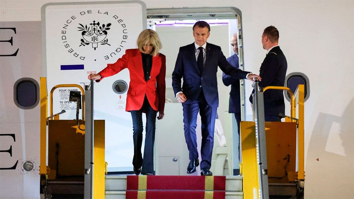 Escandaloso video: la esposa de Emmanuel Macron le propinó una ...