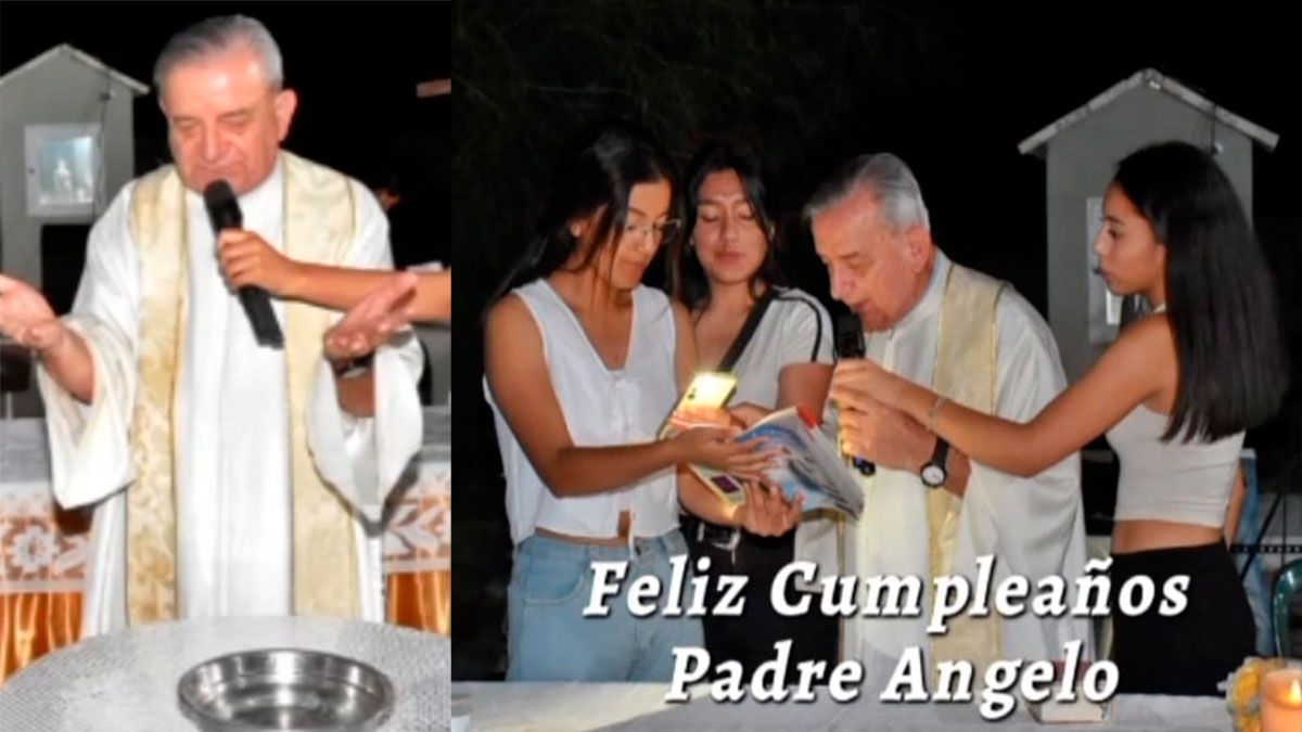 El padre Angelo celebra 78 años rodeado del afecto de la comunidad de ...