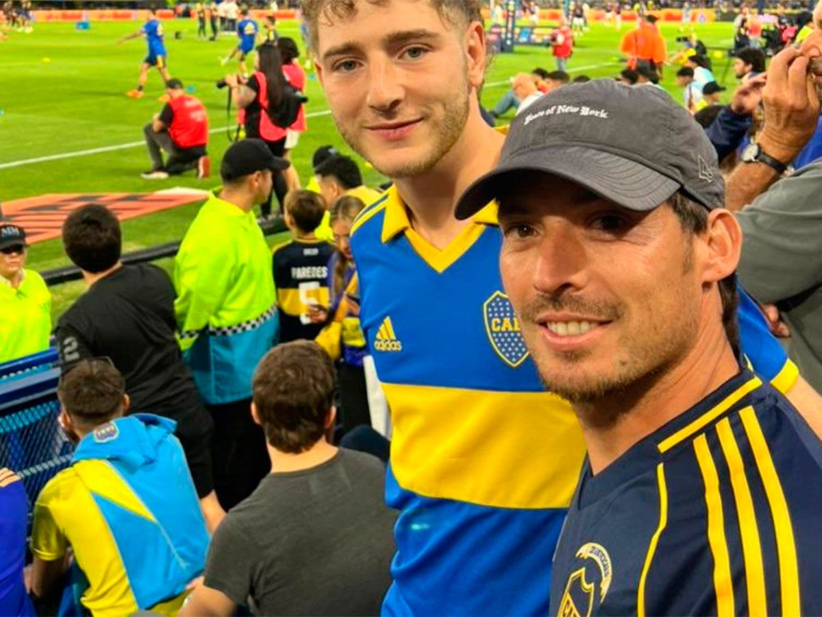 Otra visita de lujo: David Silva presente en la Bombonera para Boca vs ...
